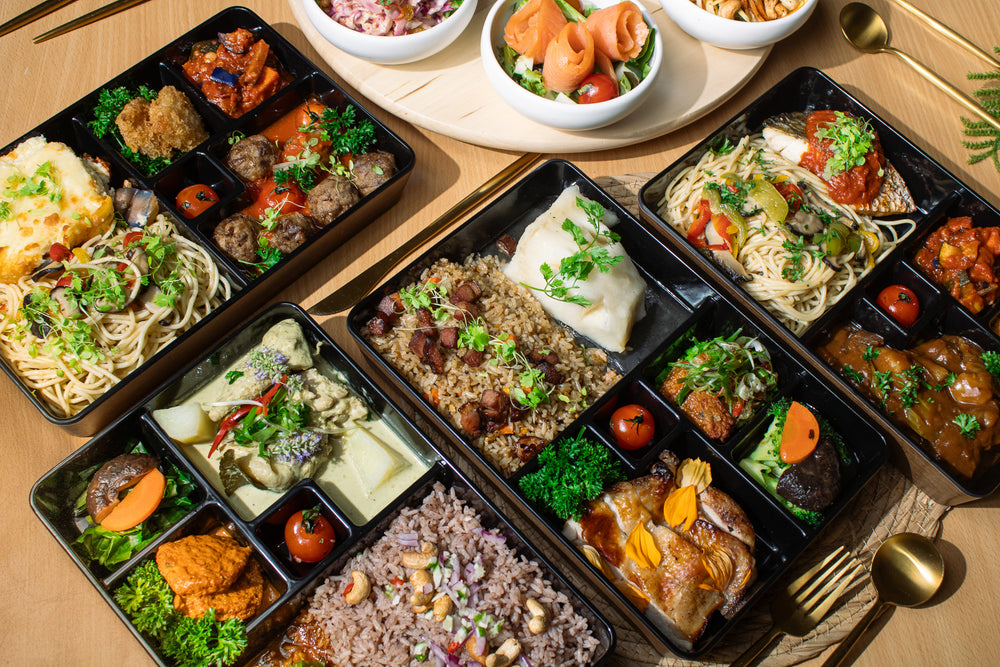 Executive Lacquered Bento Boxes | Shiok Kitchen Catering