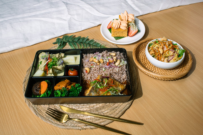 Lacquered Bento - Thai Selections Menu B
