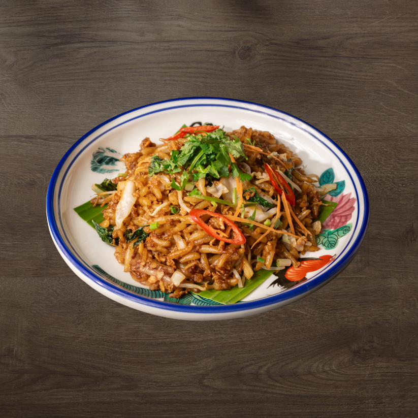 Wok-Fried Wholegrain Mee Tai Bak with Eggs & Veget | Shiok K